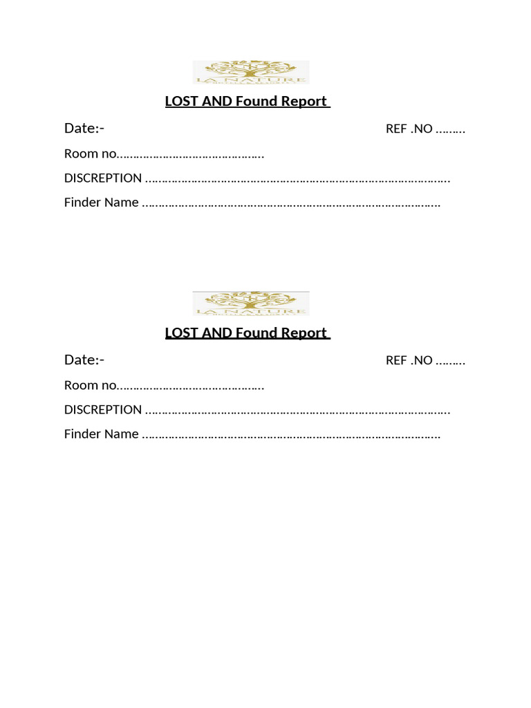 Lost and Found | PDF