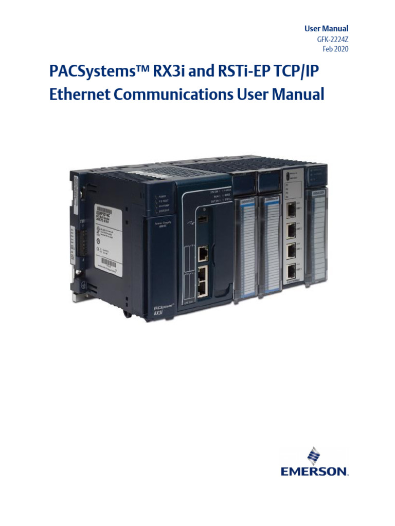 GFK-2224Z PACS Ethernet Manual | PDF | Transmission Control Protocol | Computer Network