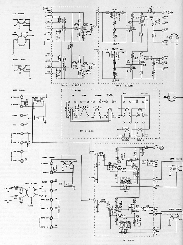 Scott 437 Integrated Amplifier Schematic | PDF