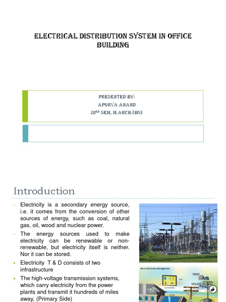 Electrical Distribution in Office Buildings | PDF | Electric Power ...