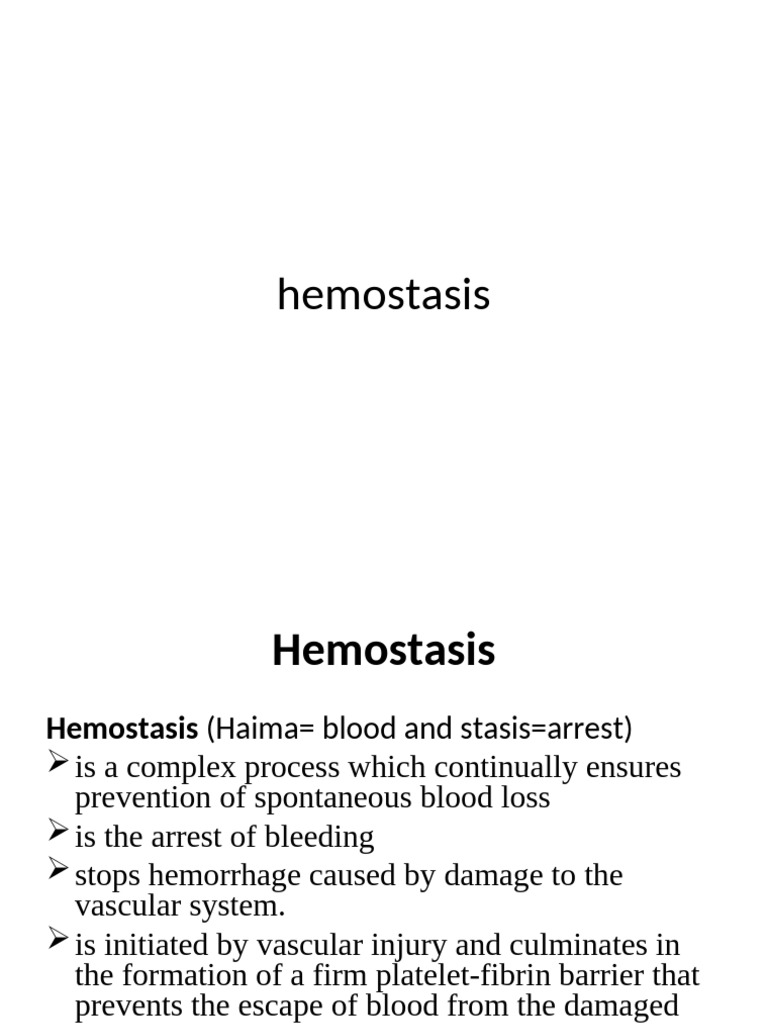 Hema Chapter 9 Hemostasis | PDF | Hemostasis | Platelet