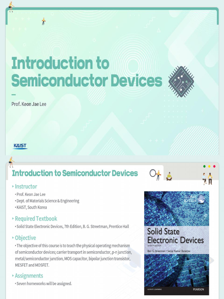Week 1 Introduction To Semiconductor Devices | PDF