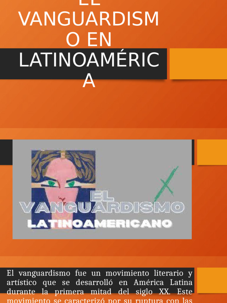 El Vanguardismo en Latinoamérica | PDF | Vanguardia | Poesía