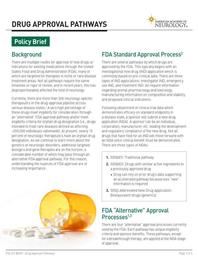 Drug Approval Pathways | PDF | Food And Drug Administration | Medicine