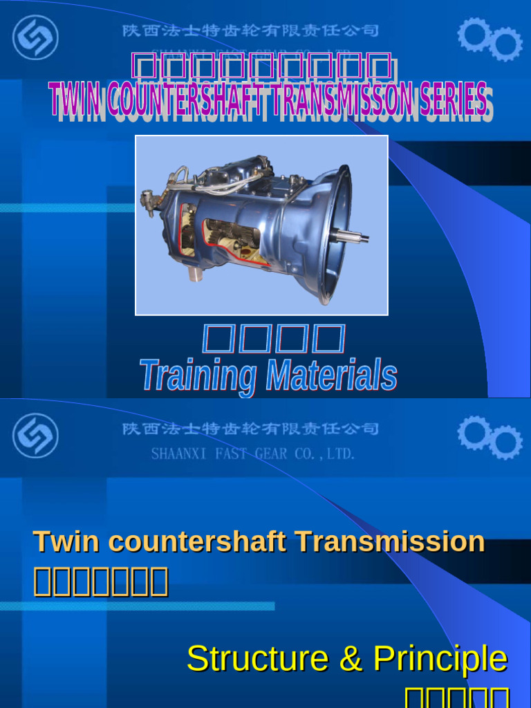 FAST Training Meterial (Approved) 1 | PDF | Manual Transmission | Gear