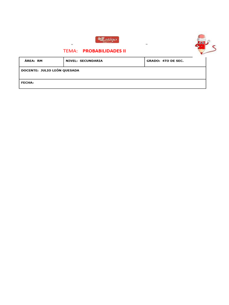 Ficha Nº34 RM 4to de Sec. | PDF