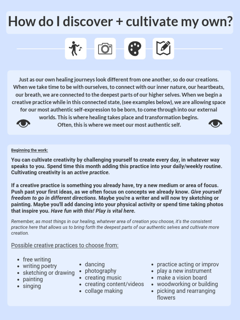 Discover and Cultivate Creativity | PDF
