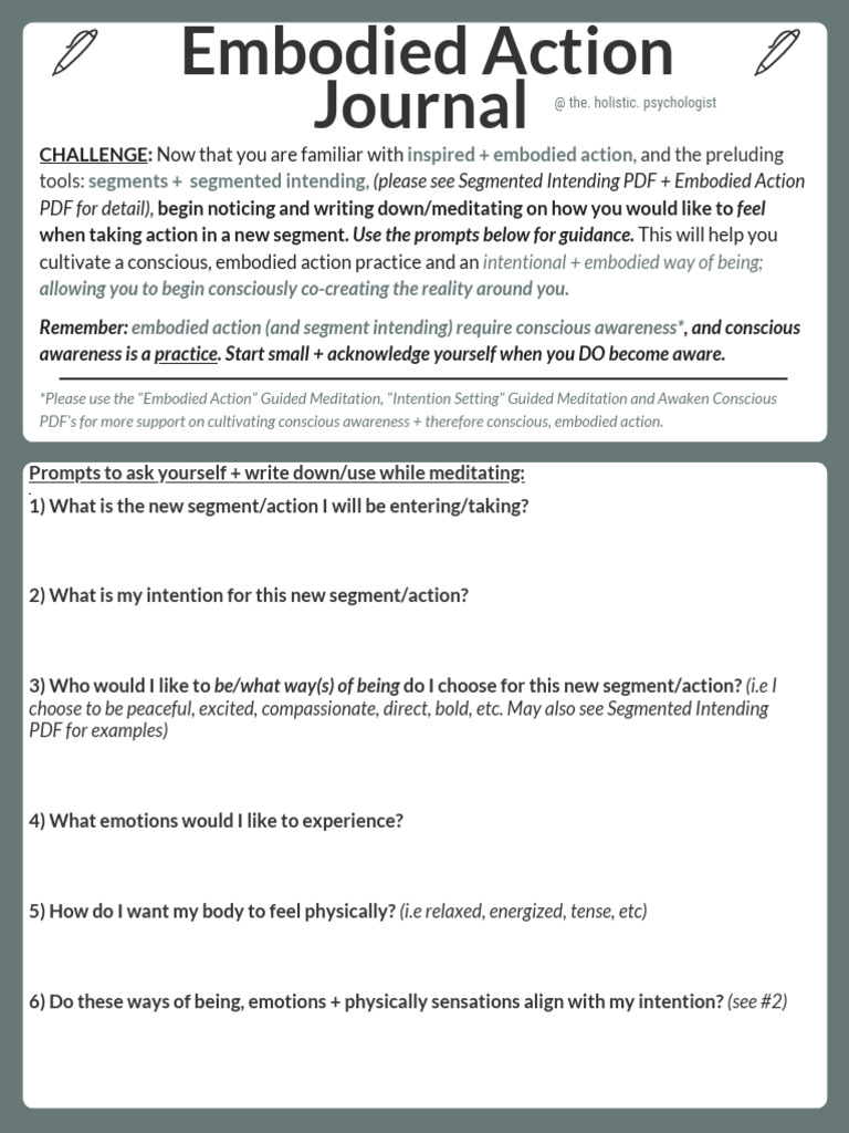 Embodied Action Journal | PDF