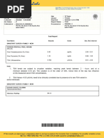 Sample Report Lal Path Labs | PDF | Medical Specialties