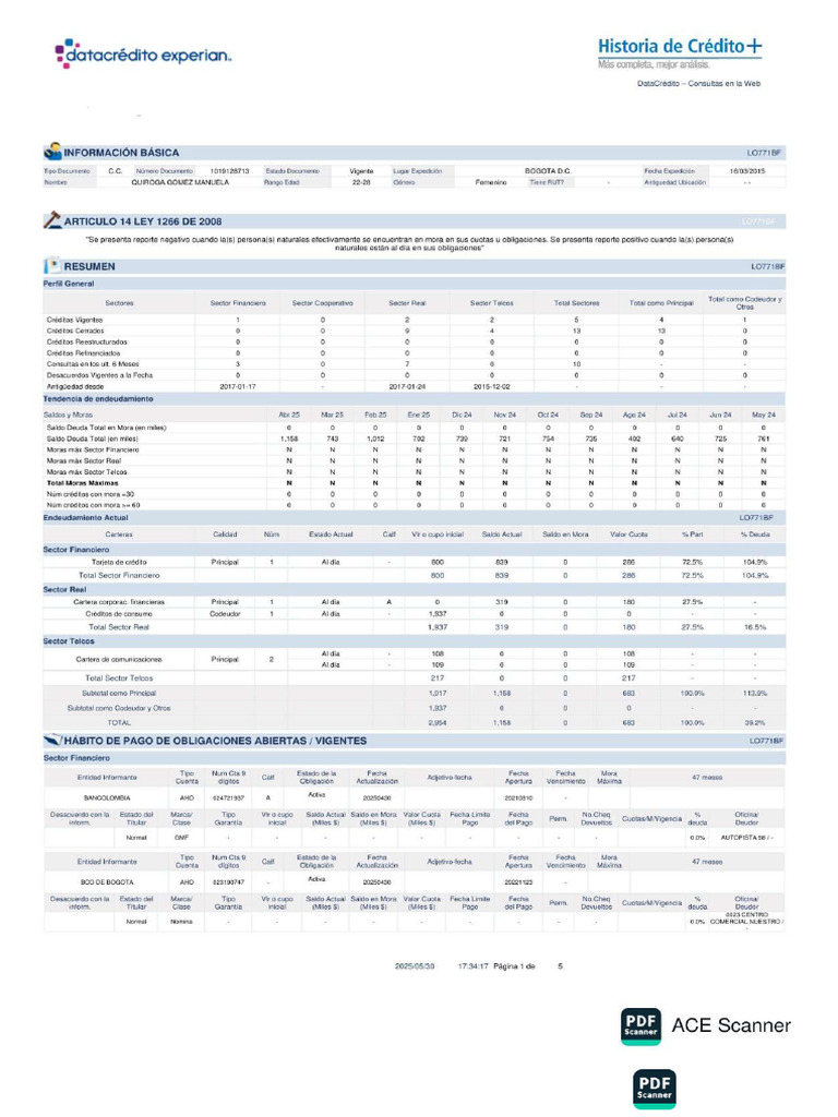 ACE Scanner 2025 05 30 | PDF