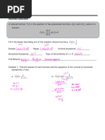 1.7A Rational Functions & End Behavior | PDF | Function (Mathematics ...