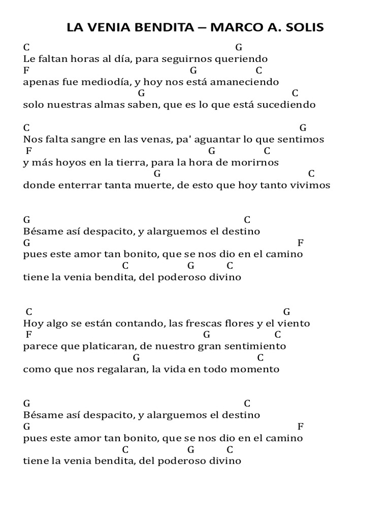 La Venia Bendita - Marco A. Solis | PDF
