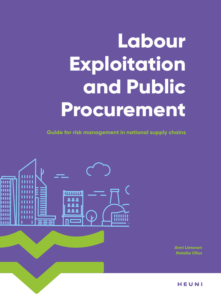 Labour Exploitation and Public Procurement 29112021 - WEB | PDF | Human ...