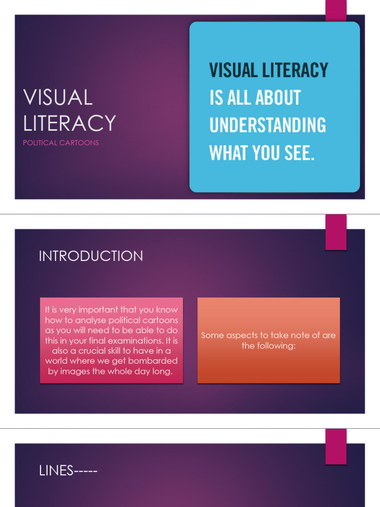 Visual Literacy Cartoons | PDF