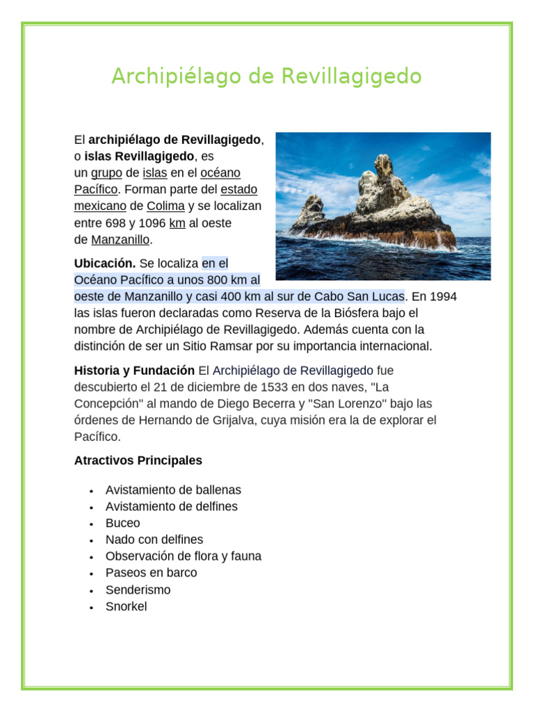 Archipielago de Revilla | PDF