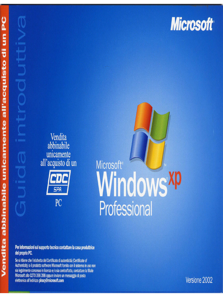 Manuale ITA Microsoft Windows XP Professional | PDF