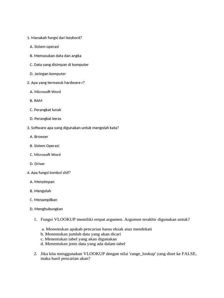 Soal Informatika 8. 2025 | PDF