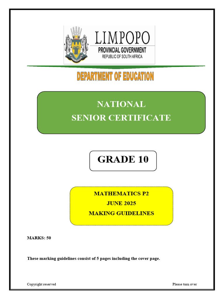 Math p2 GRD 10 June 2025 MG | PDF | Angle | Geometry