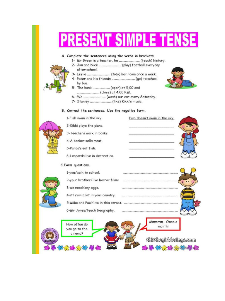 Present Simple | PDF