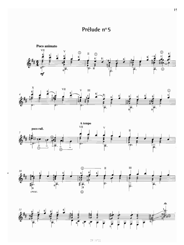 Preludio n5 | PDF