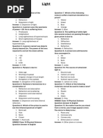 Class10 Light Numericals | PDF