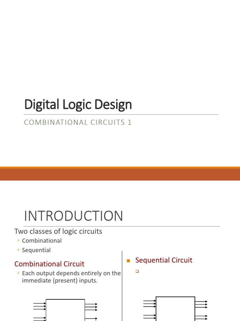 5 Combinational Circuits 1 | PDF | Binary Coded Decimal | Logic Gate