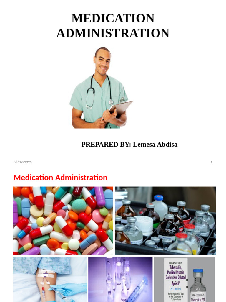 Medication Administration | PDF | Intravenous Therapy | Injection (Medicine)