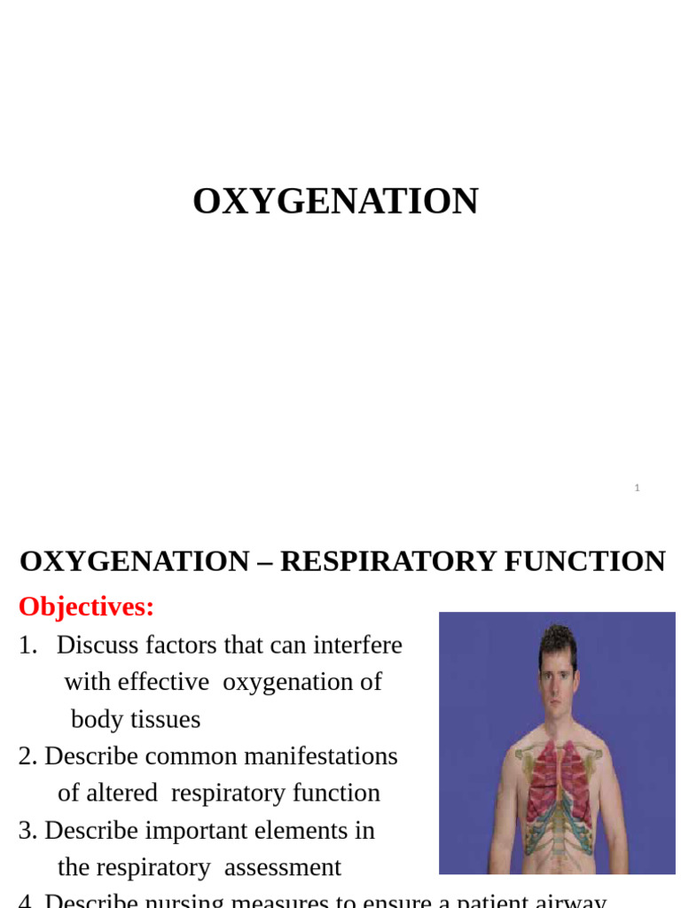 Oxygenation and Ventilation | PDF | Thorax | Respiratory System