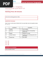 Geography GRD 9 Term 1 Test | PDF | Contour Line | Slope