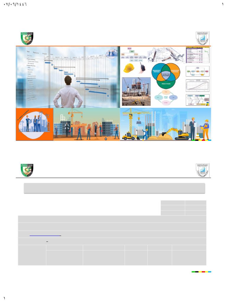 1 CONSTRUCTION MANAGEMENT Part One 2021 | PDF | Project Management | General Contractor