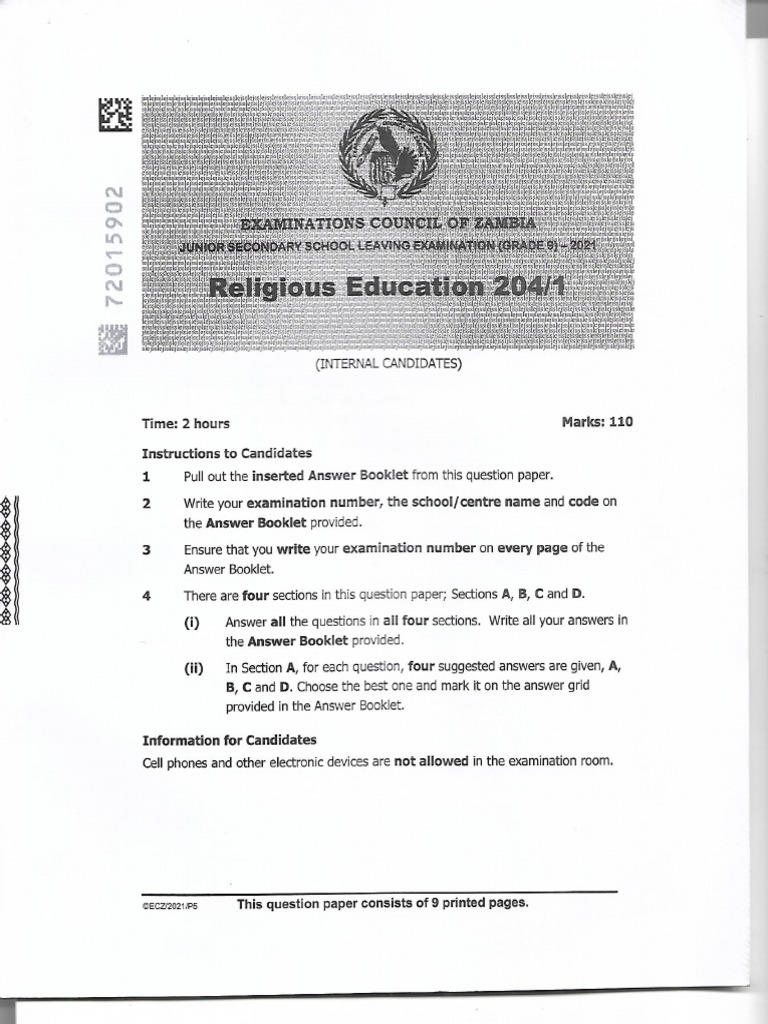 Grade 9 Religious Education | PDF