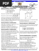 Examen Régional Mathématiques 3AC | PDF | Géométrie | Mathématiques