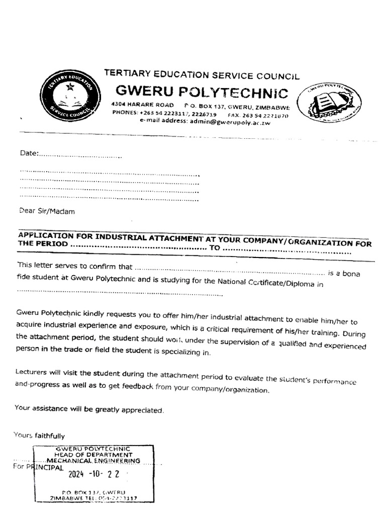 NB Attachment Form | PDF