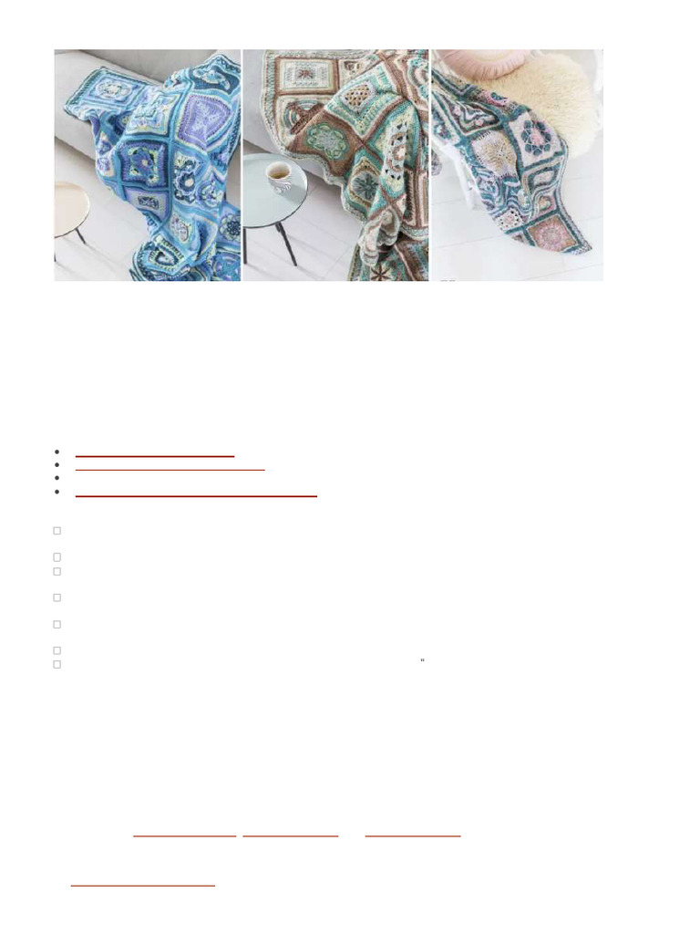 Week 00 - ItsAllInANutshellNuts About Squares CAL - Compressed | PDF | Crochet | Needlework