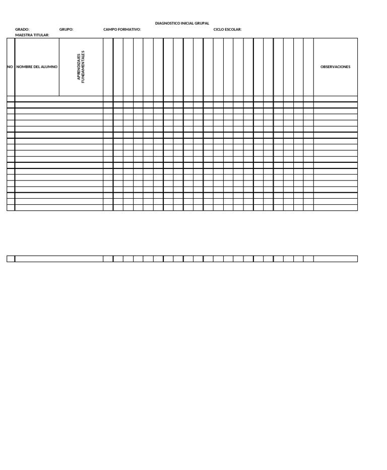 Formato Diagnostico Colores | PDF