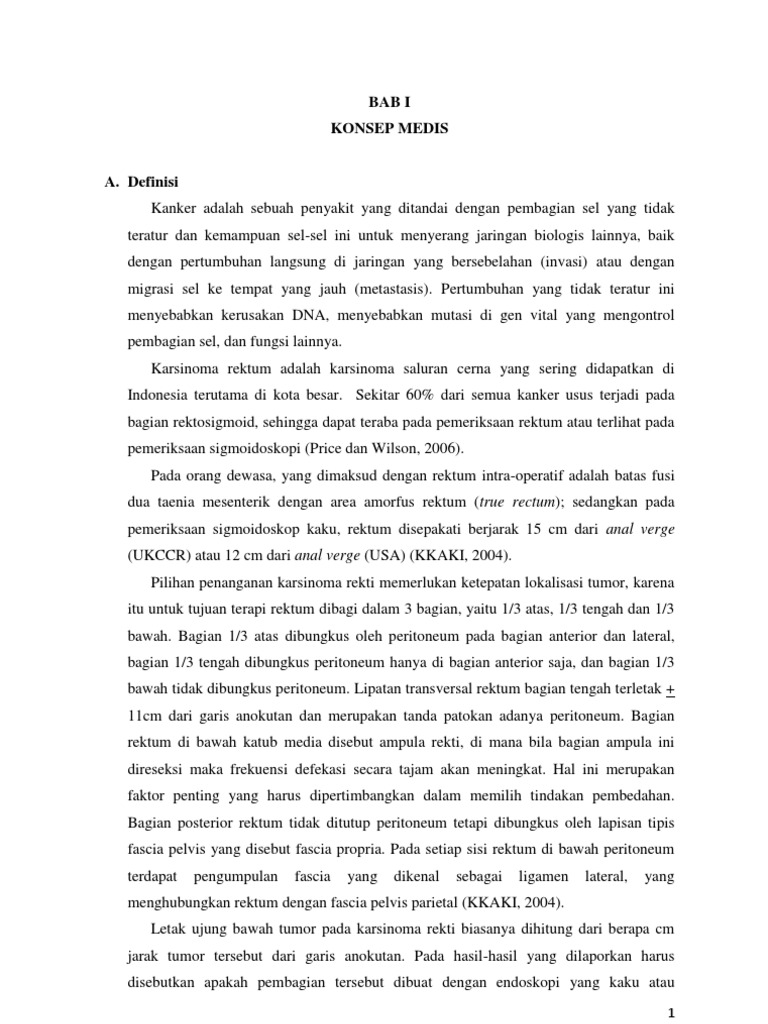 Penyebab Kanker Rektum dan Anus | PDF