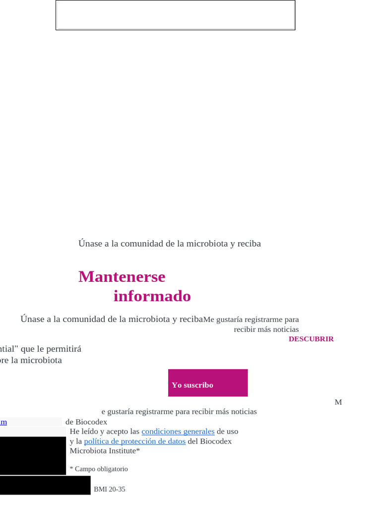Mantenerse Informado: Me Gustaría Registrarme para Recibir Más Noticias ...
