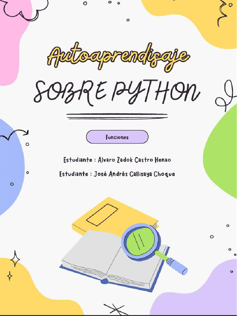 Informe Sobre Funciones Matemáticas en Python | PDF | Funcion ...