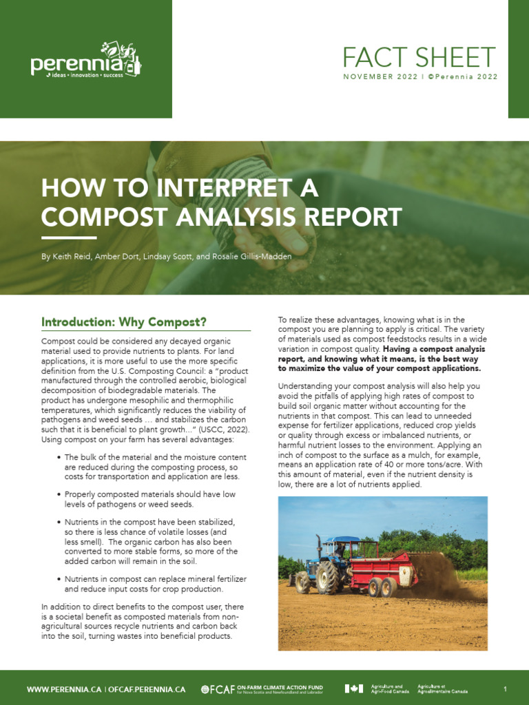Understanding Compost Analysis Reports | PDF | Compost | Soil