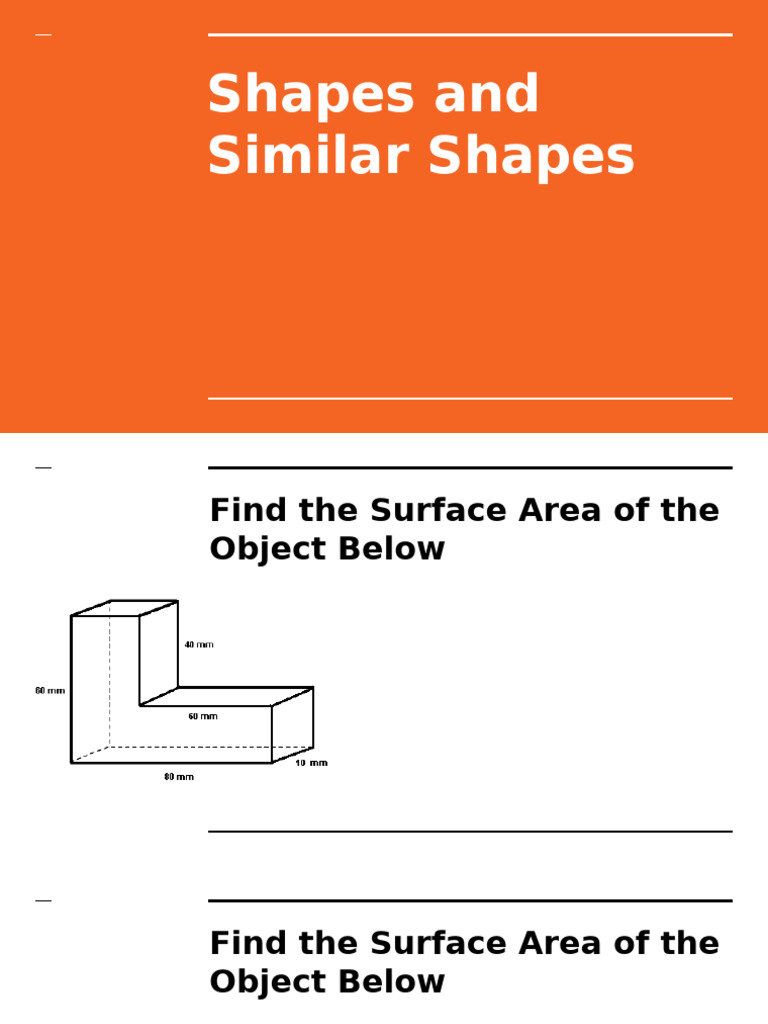 Shapes and Similar Shapes | PDF