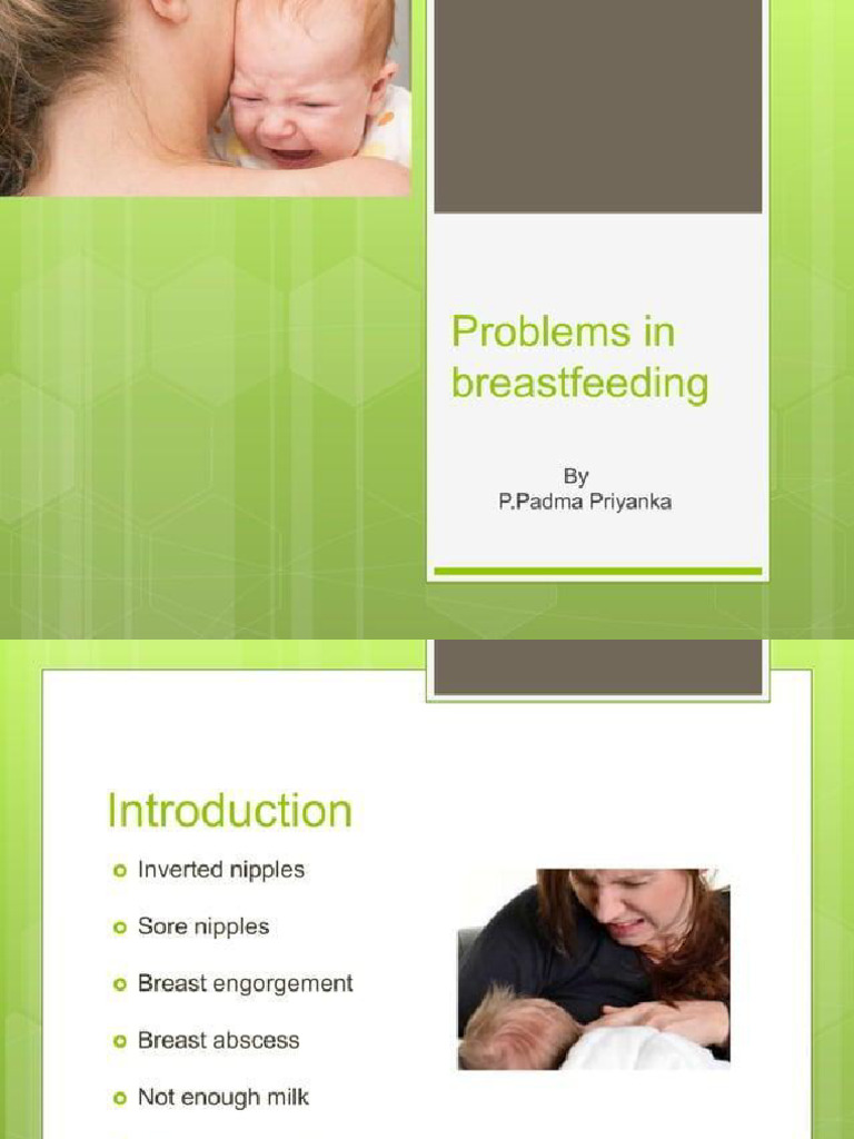 Breastfeeding Prblms HND 2nd | PDF
