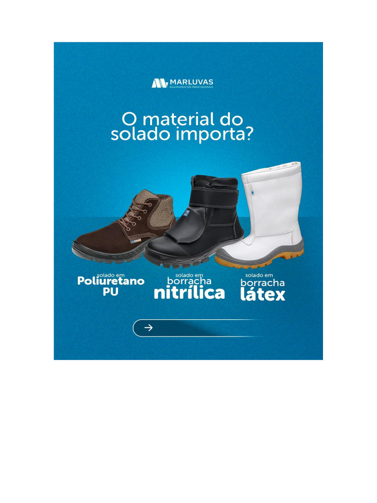 Tipos de Solado - Calcados | PDF