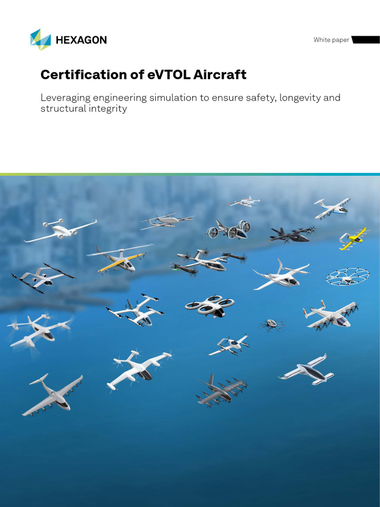 Hexagon MI WhitePaper-eVTOL Certification A4 WEB | PDF | Finite Element Method | Aircraft