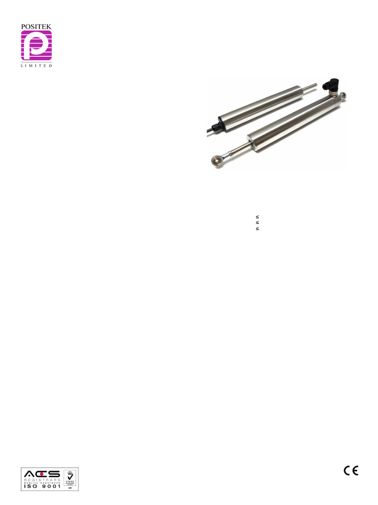 Ficha Tecnica Sensor Linear P101.200hknu | PDF | Sensor | Manufactured Goods