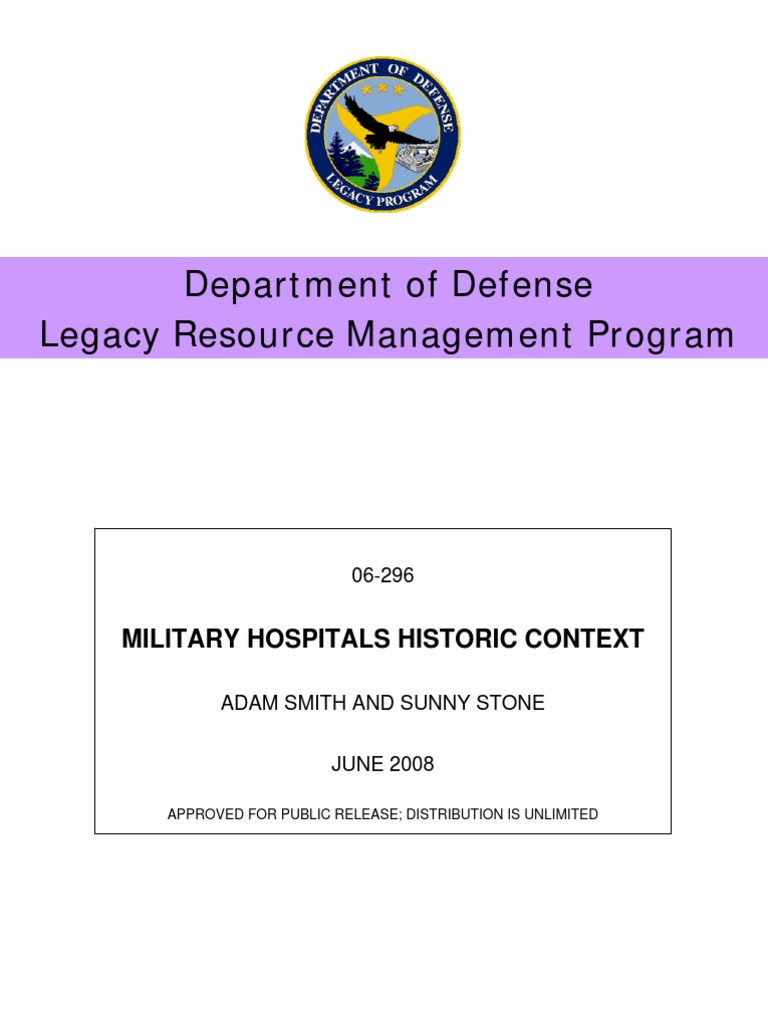 Historic Context of Military Hospitals | PDF | United States Department ...