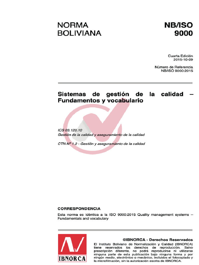 Norma Iso 9000 | PDF