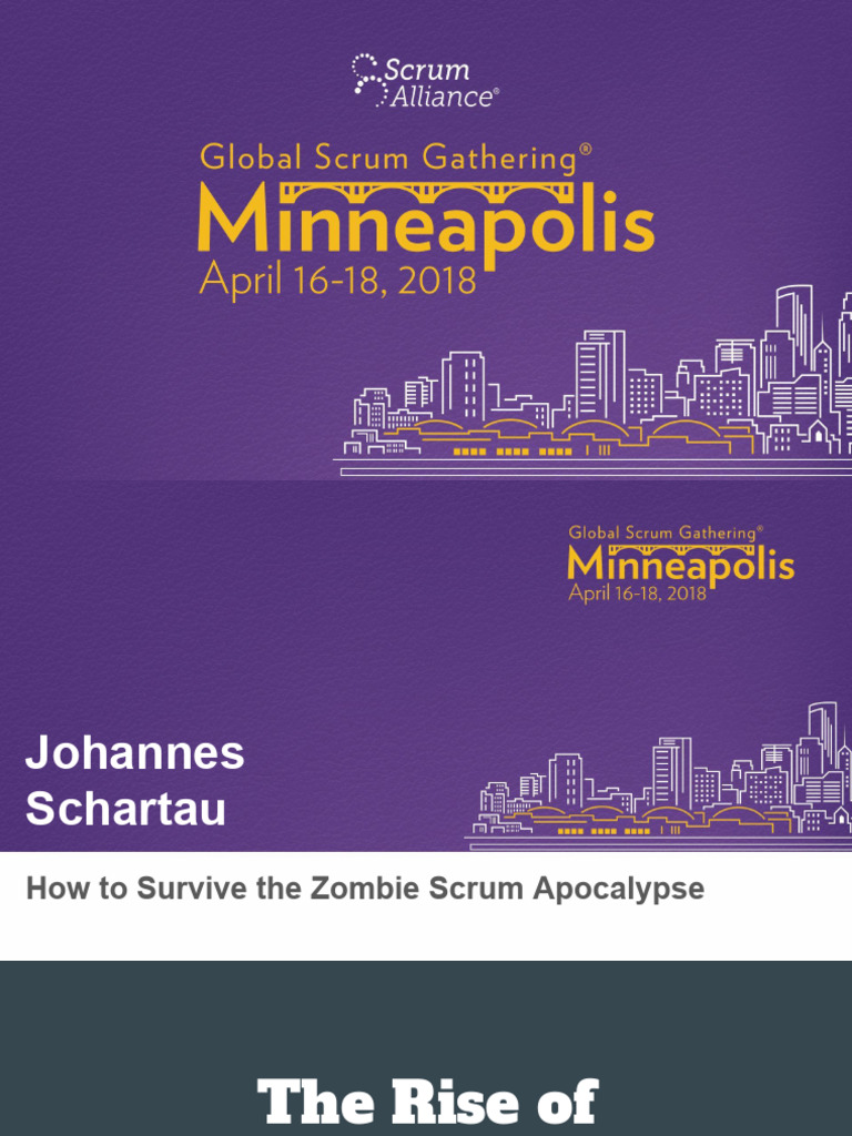 Johannes Schartau Zombie Scrum at SGMSP | PDF | Scrum (Software ...