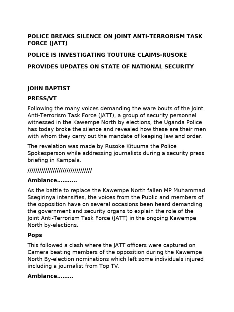 Police Breaks Silence On Jatt | PDF