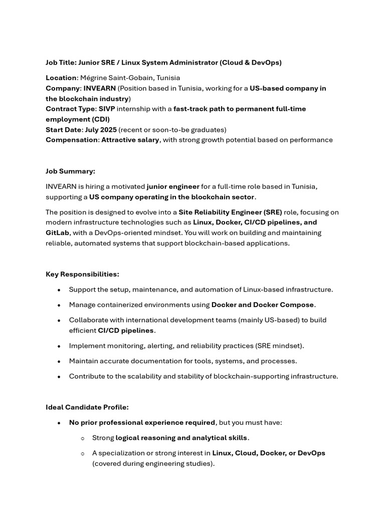 System Administration Job | PDF | Computing