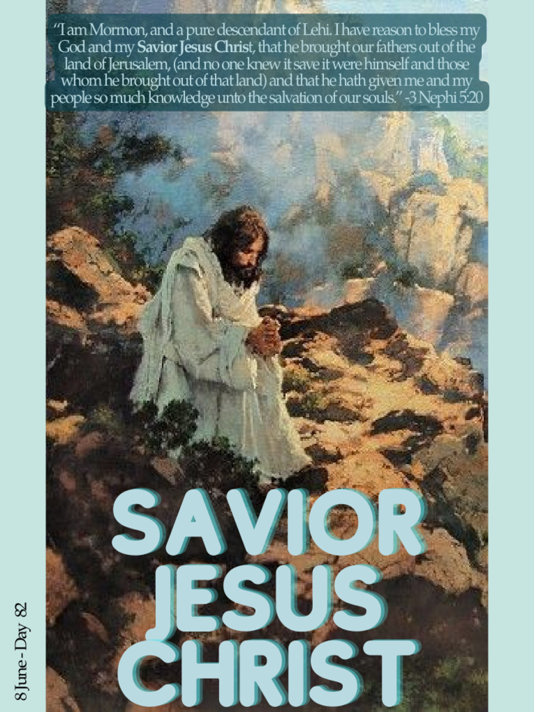 Savior Jesus Christ Pdf